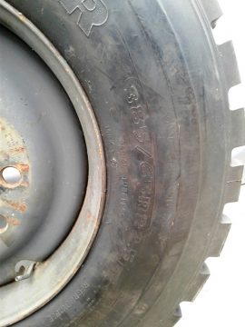385/65R22.5 Goodyear G178 SS on Wheel | Military Tires