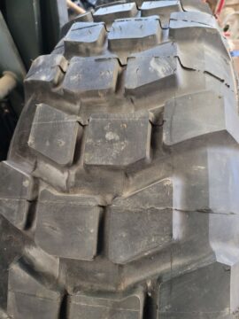 12.5R20 Michelin XL on wheel | Military Tires