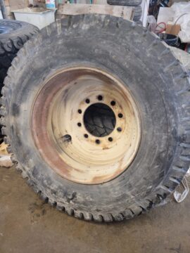 15-22.5 Goodyear Super Single on Wheel | Military Tires