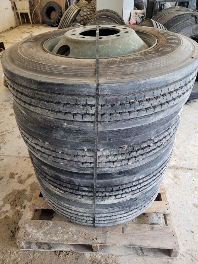 4 tires 10R22.5 Firestone FS561A 0204251 | Military Tires